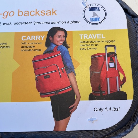 Biaggi | Bags | Biaggi Black Zipsak Onthego Backsak Backpack | Poshmark